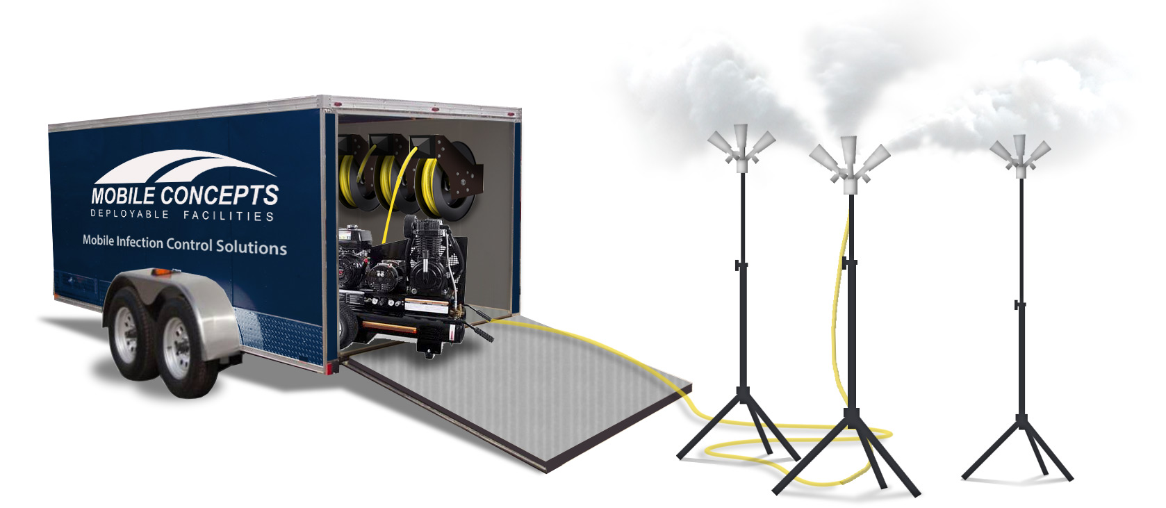 Mobile Infection Control | Disinfectant Fogging - Mobile Concepts